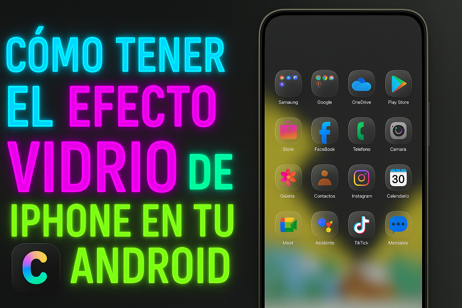 Cómo obtener el efecto “liquid glass” de iOS en Android 2026 Good Lock - Gisertutos